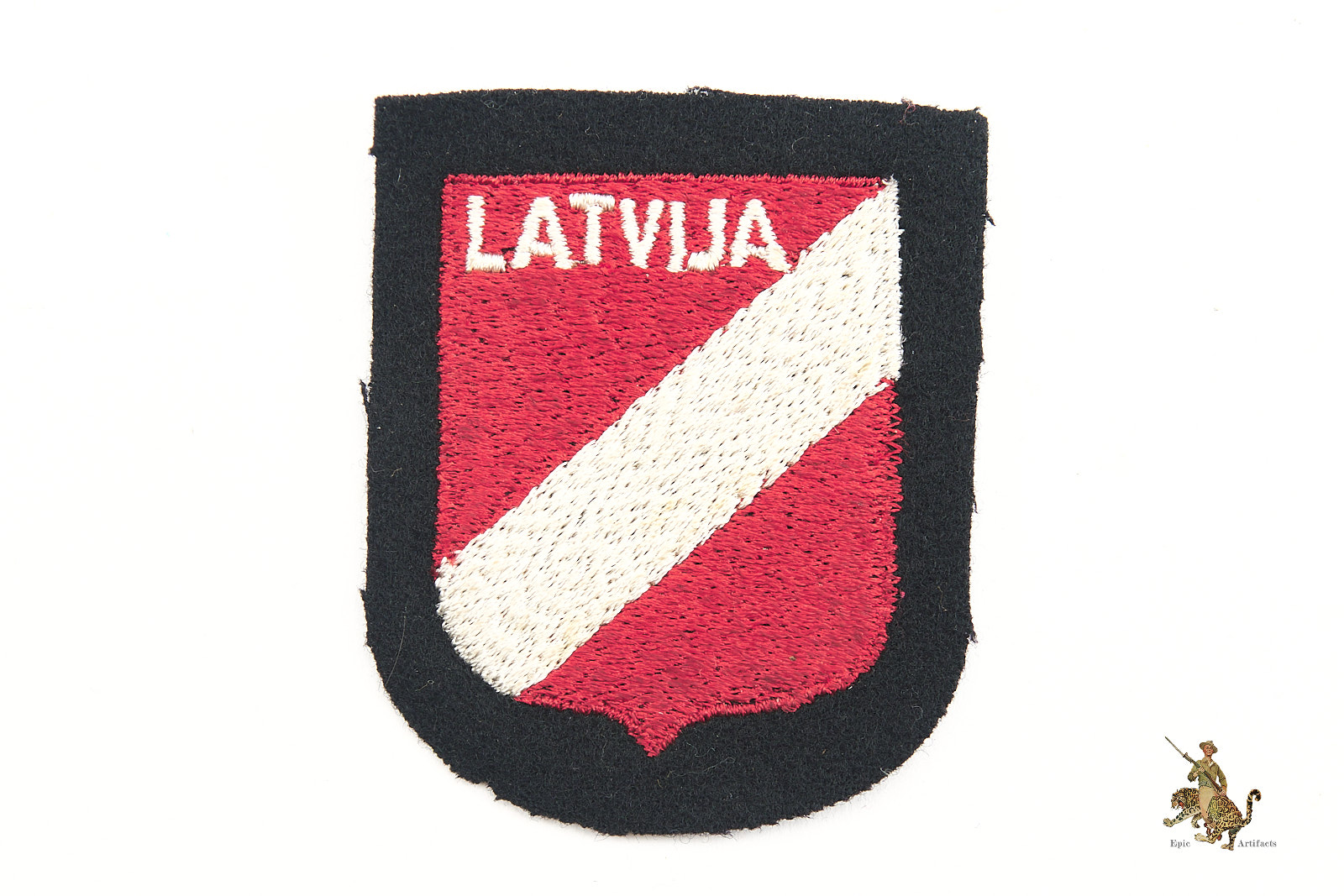 Latvia SS Volunteer Sleeve Shield - Epic Artifacts