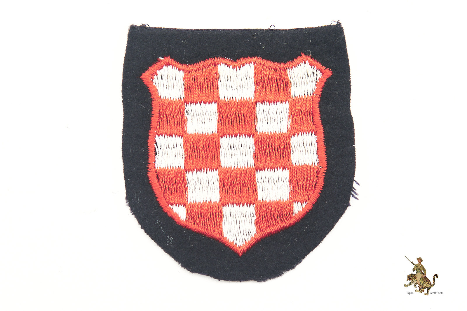 Croatian SS Volunteer Sleeve Shield - Epic Artifacts