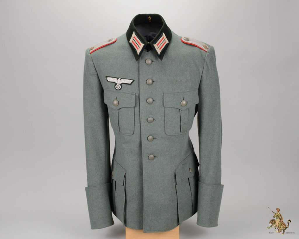 German Army Artillery Officer Tunic for an Oberleutnant