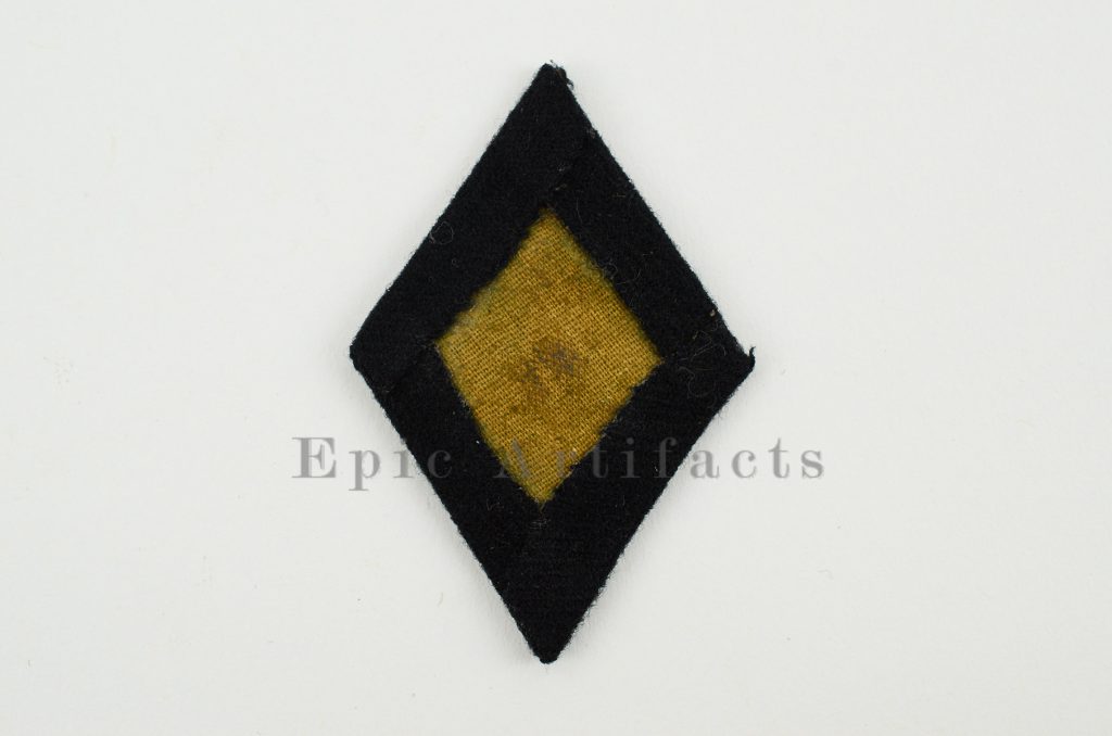 Original German WWII SS Motorized Officer Sleeve Diamond