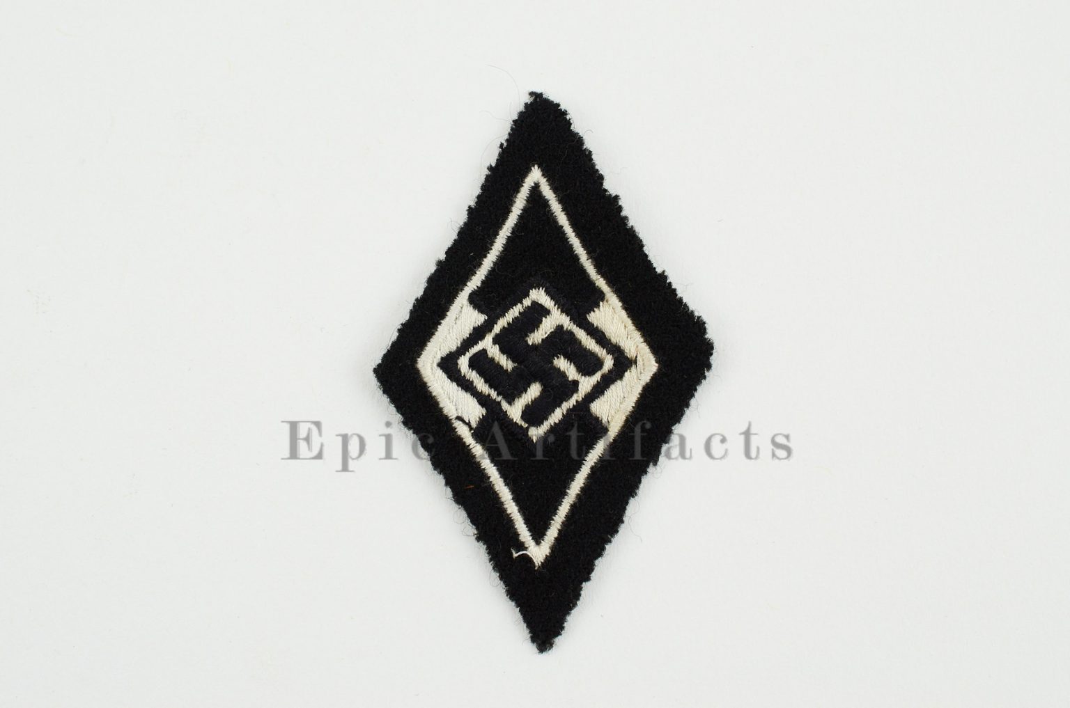 German WWII SS Former Member Hitler Youth Sleeve Diamond