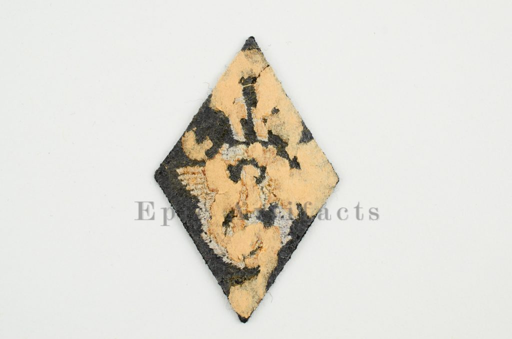 Original German WWII SS Police Sleeve Diamond