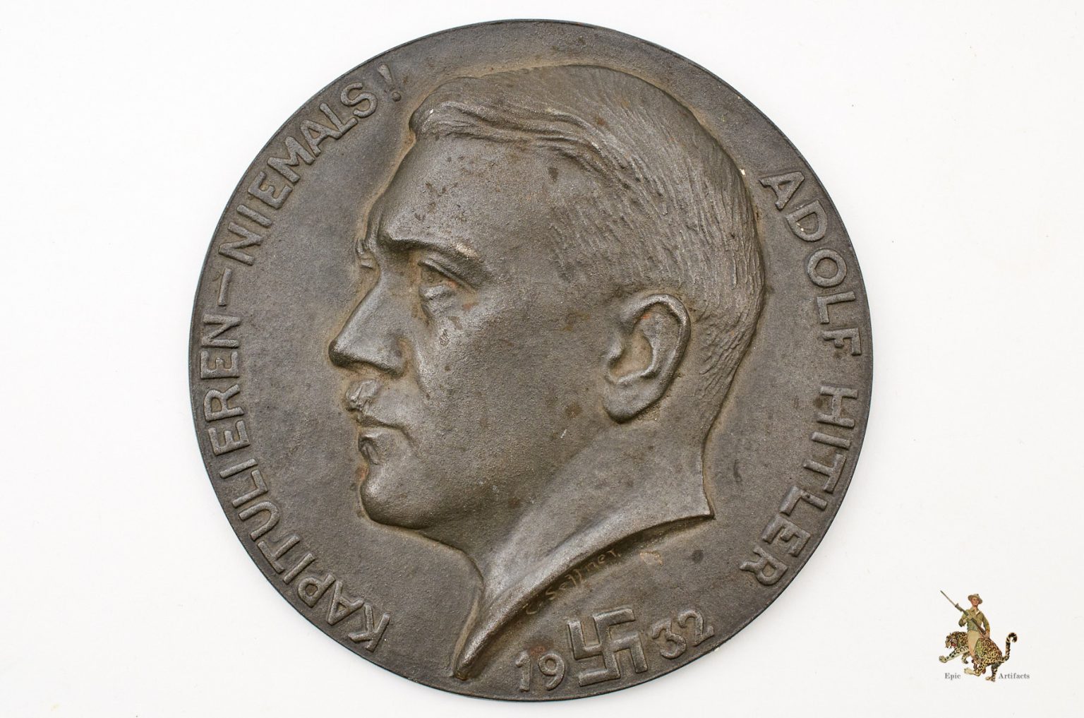 1932 Hitler Wall Plaque - Epic Artifacts - German WWII