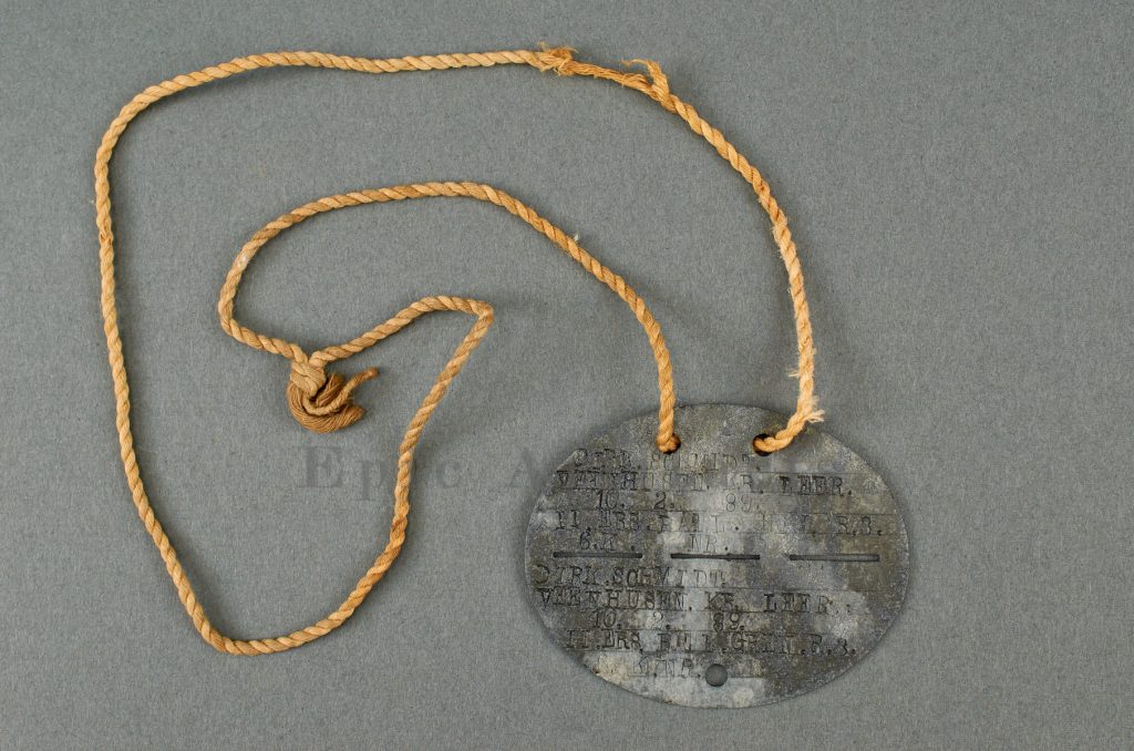 WWI German Identity Disk for a Grenadier - Epic Artifacts