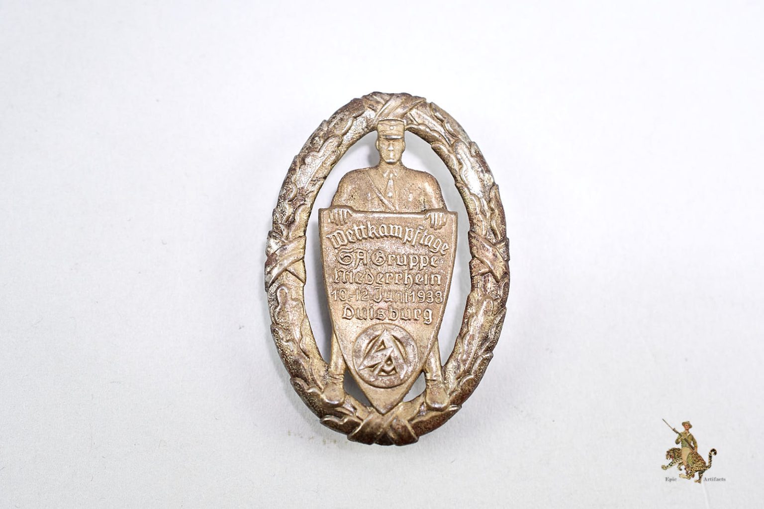 1938 SA Participation Tinnie - Epic Artifacts - Original German WWII