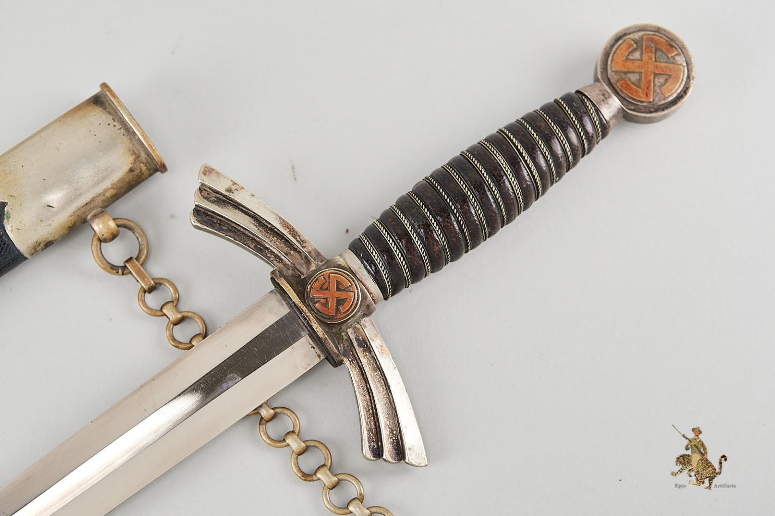 Early 1st Model Luftwaffe Dagger - Epic Artifacts - German WW2