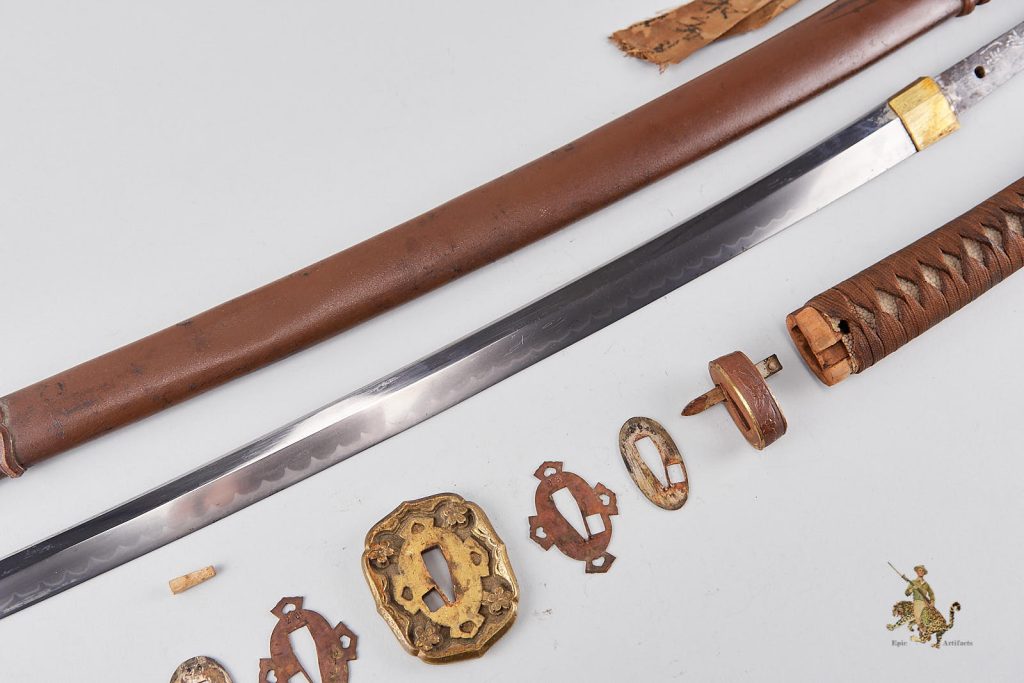 Japanese Gunto with Capture Tag - Epic Artifacts