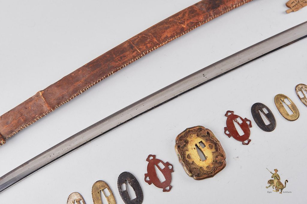 Japanese Gunto with Combat Cover and Capture Tag - Epic Artifacts