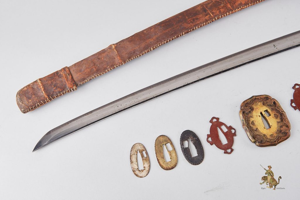 Japanese Gunto with Combat Cover and Capture Tag - Epic Artifacts