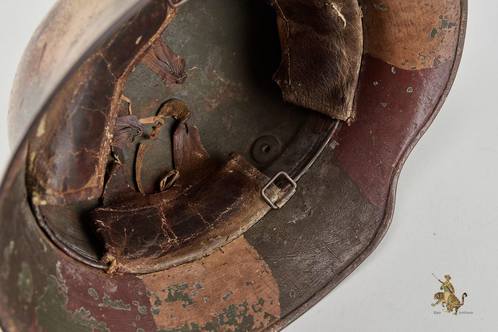 Camouflaged M18 Helmet from Both World Wars - Epic Artifacts