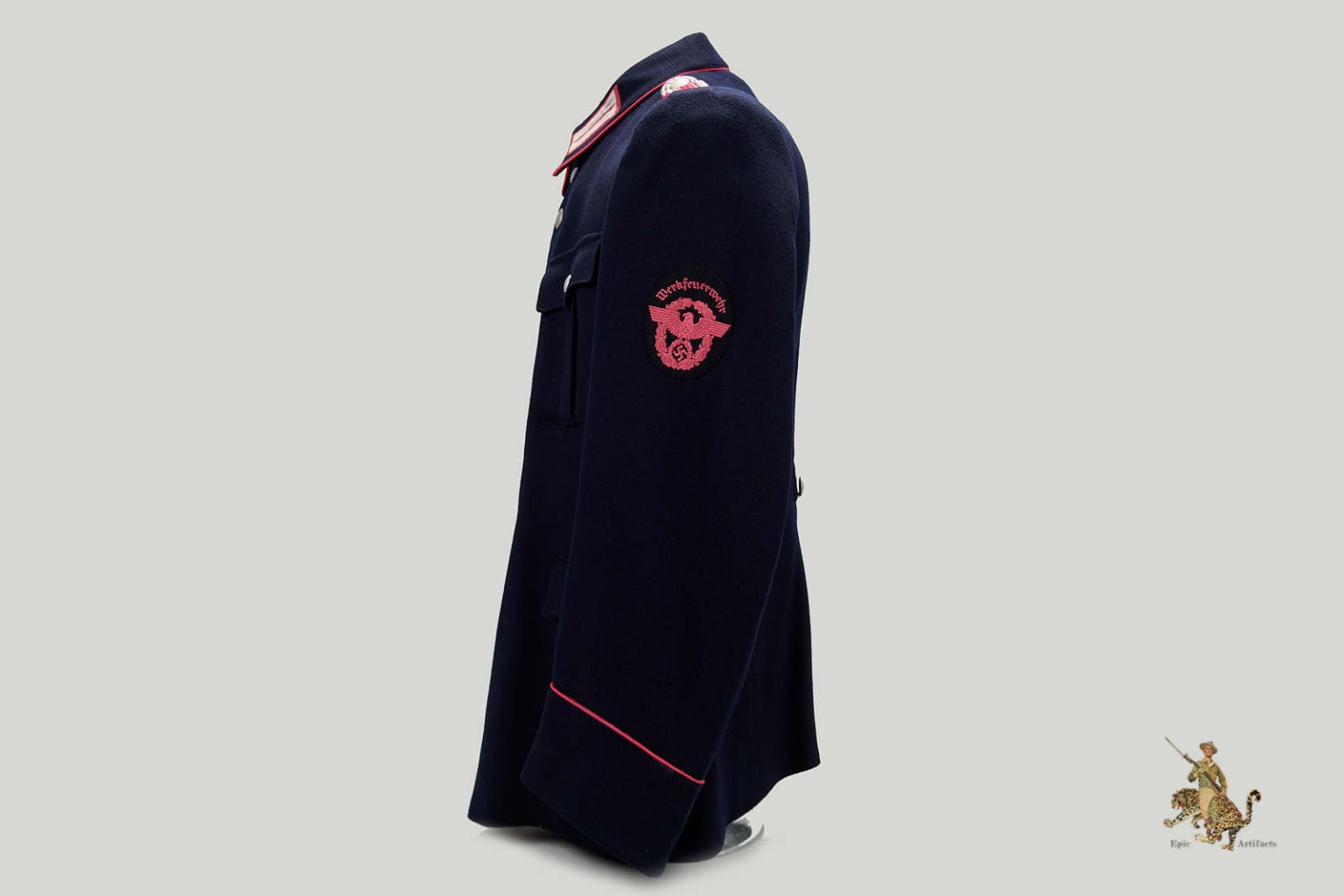 Fire Police Dress Tunic - Epic Artifacts - German WW2