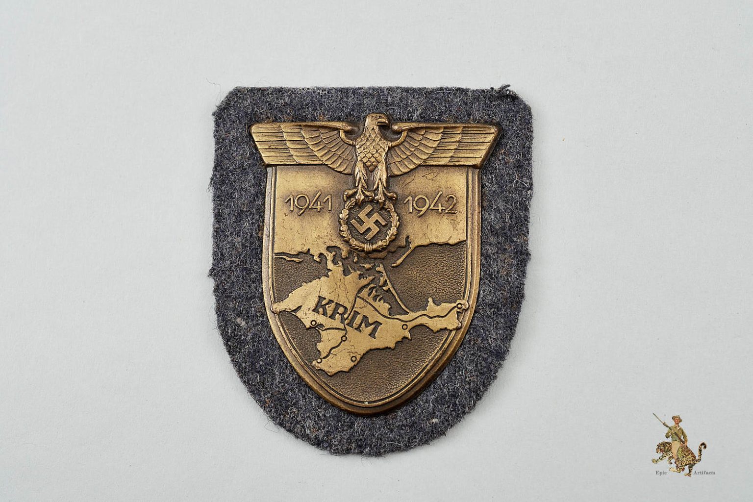Mint Luftwaffe Krim Shield - Epic Artifacts - German WW2