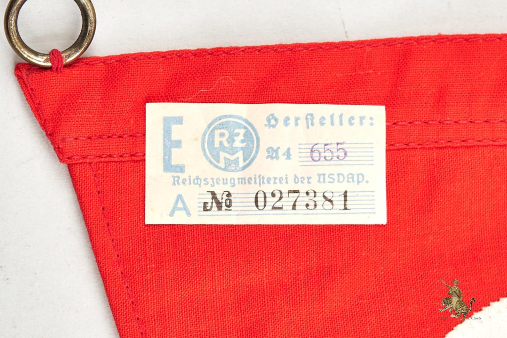 NSDAP Pennant Near Mint - Epic Artifacts - German WW2