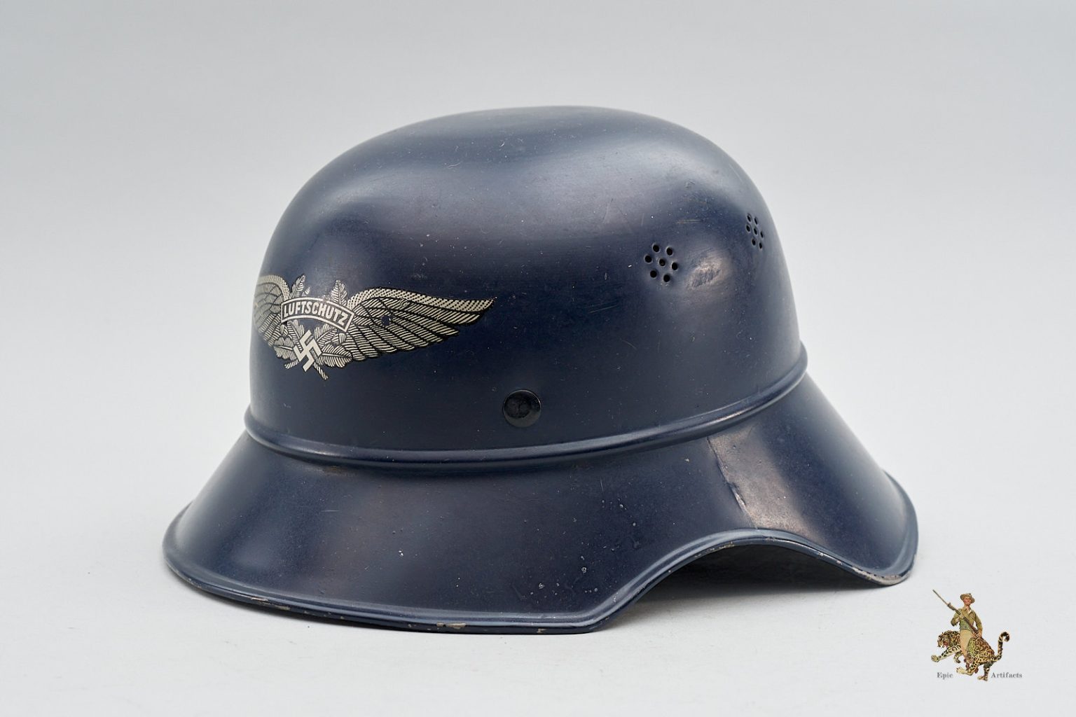 Luftschutz Helmet - Epic Artifacts - German World War 2