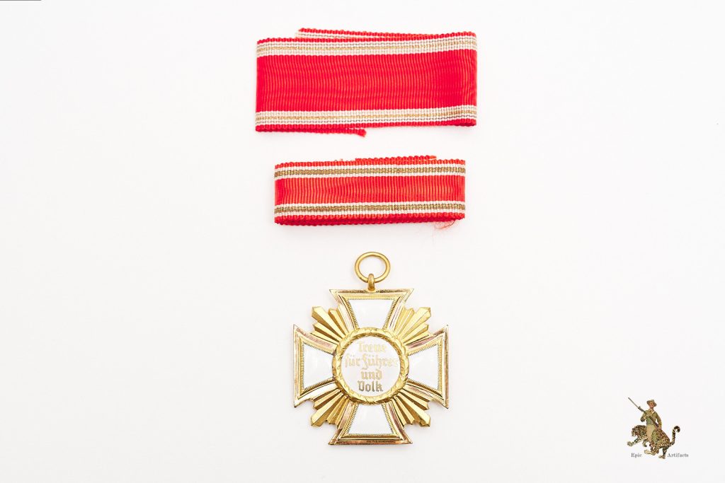 Cased 25 Year NSDAP Faithful Service w/Women's Ribbon - Epic Artifacts