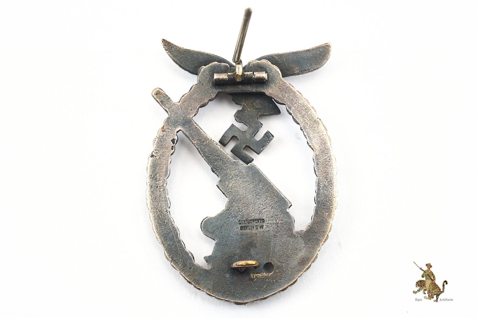 Early Cased Juncker Flak Badge - J2 - Epic Artifacts