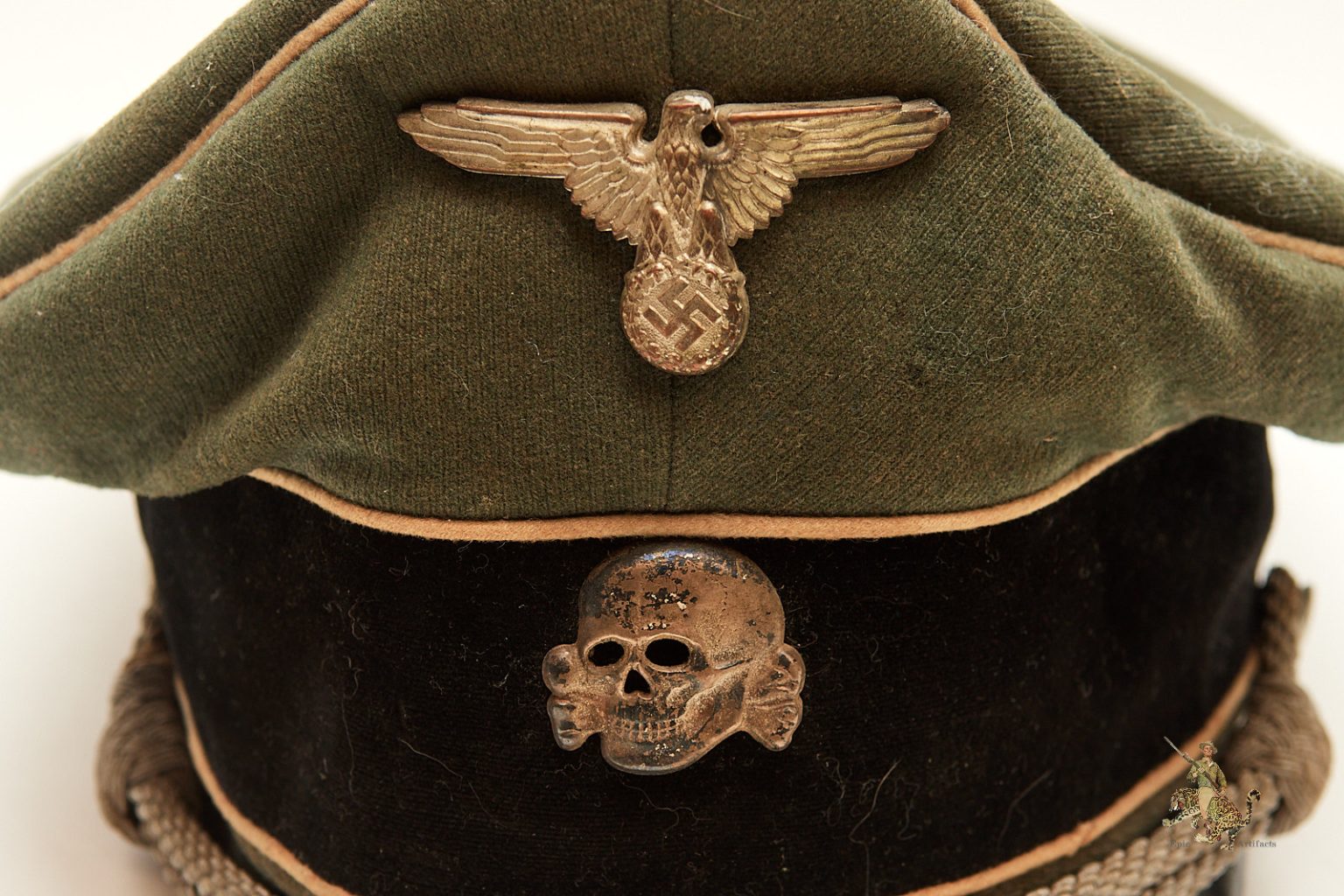 Waffen SS Officer Visor - Kleiderkasse - Epic Artifacts Waffen SS Officer Visor - Kleiderkasse - Epic Artifacts
