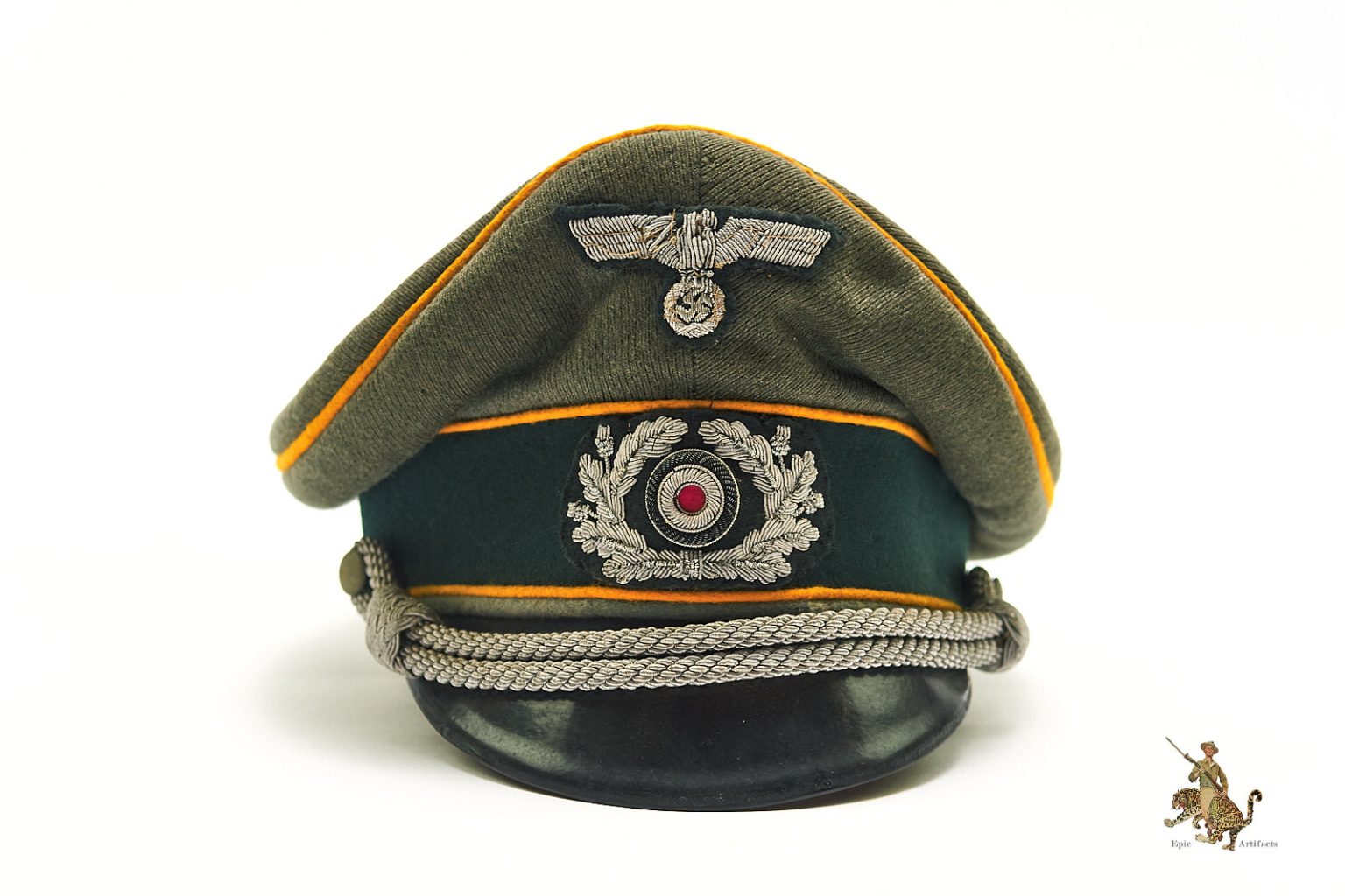 Heer Cavalry Officer's Visor Cap - Epic Artifacts