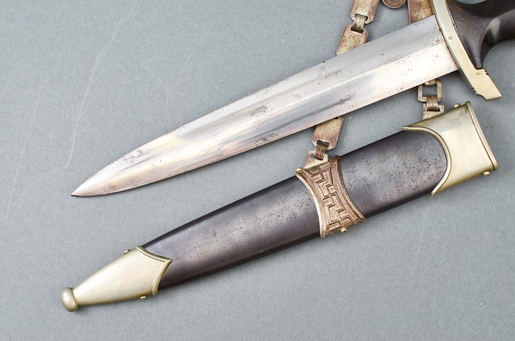 German Chained SS Dagger Type C “Meine Ehere Heisst Treue” Motto