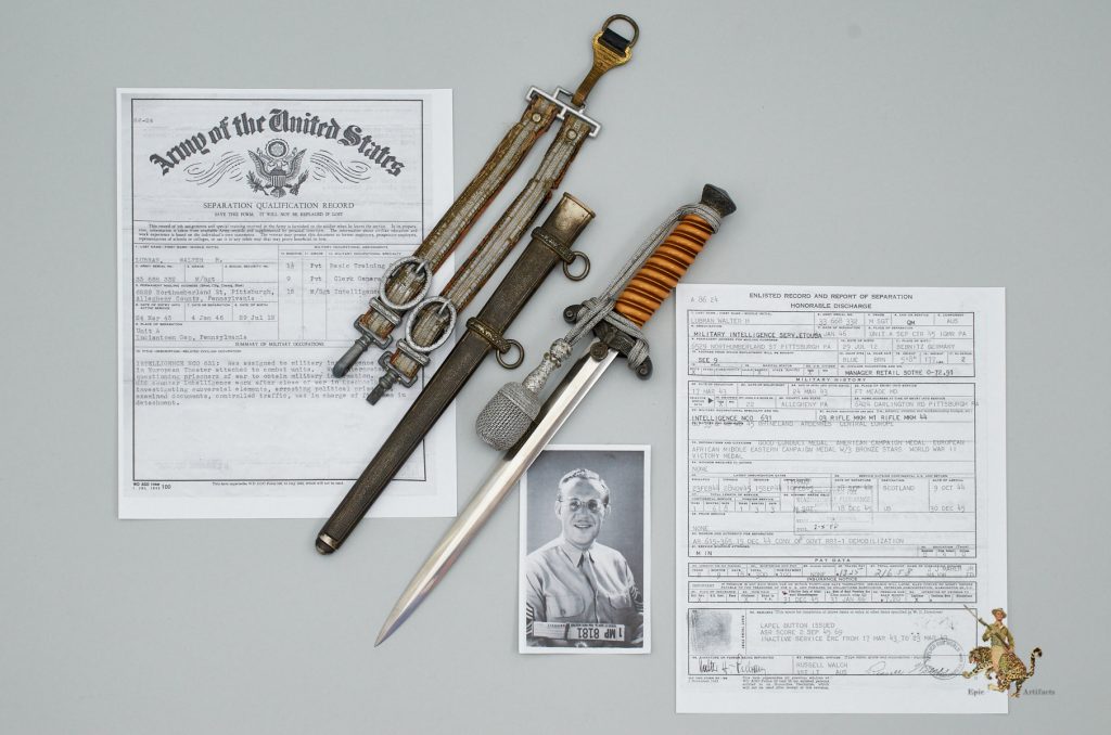 Army Dagger by Horster with Hangers - Epic Artifacts