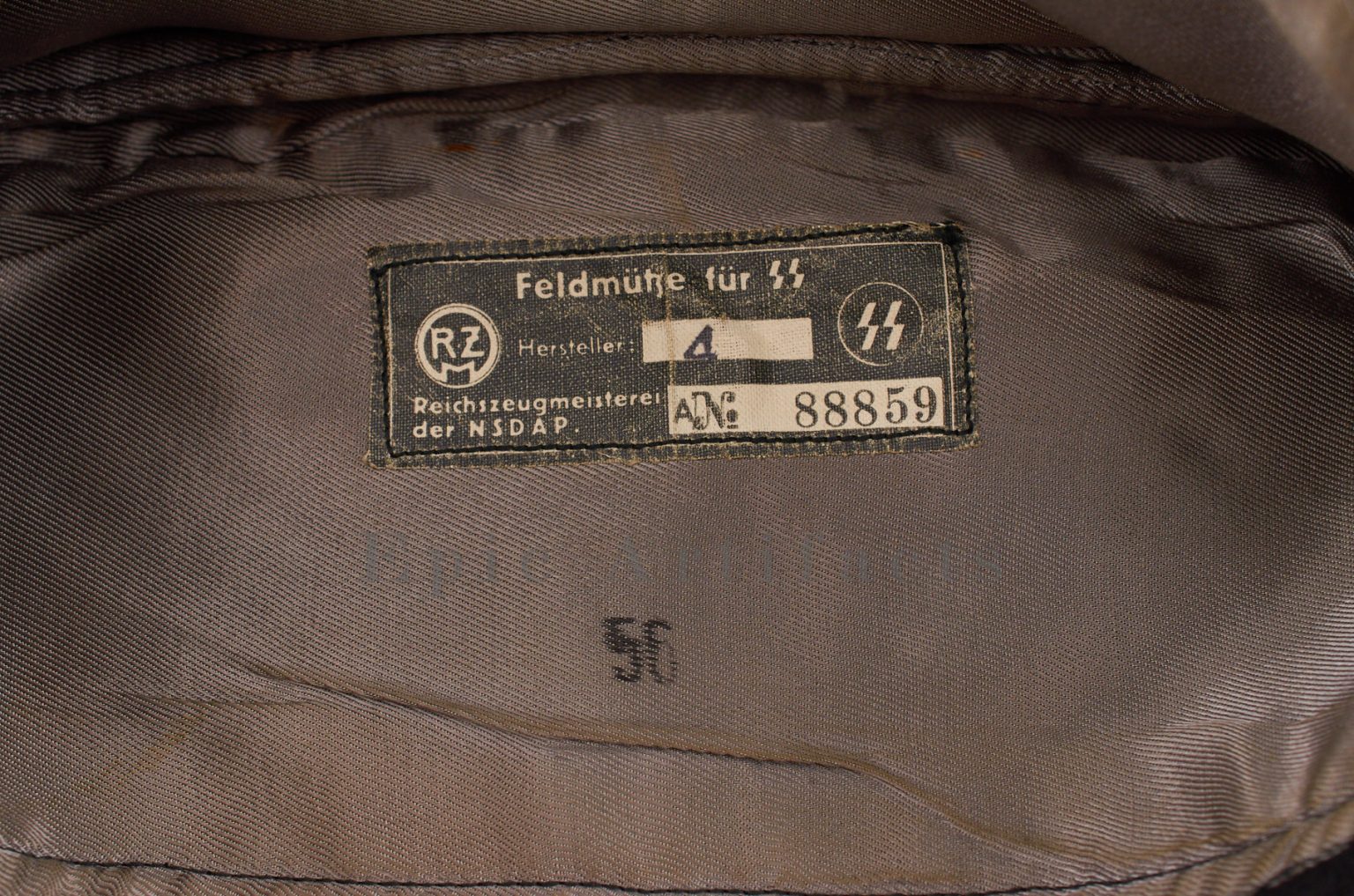 Allgemeine-SS Black Sidecap EM/NCO - Epic Artifacts