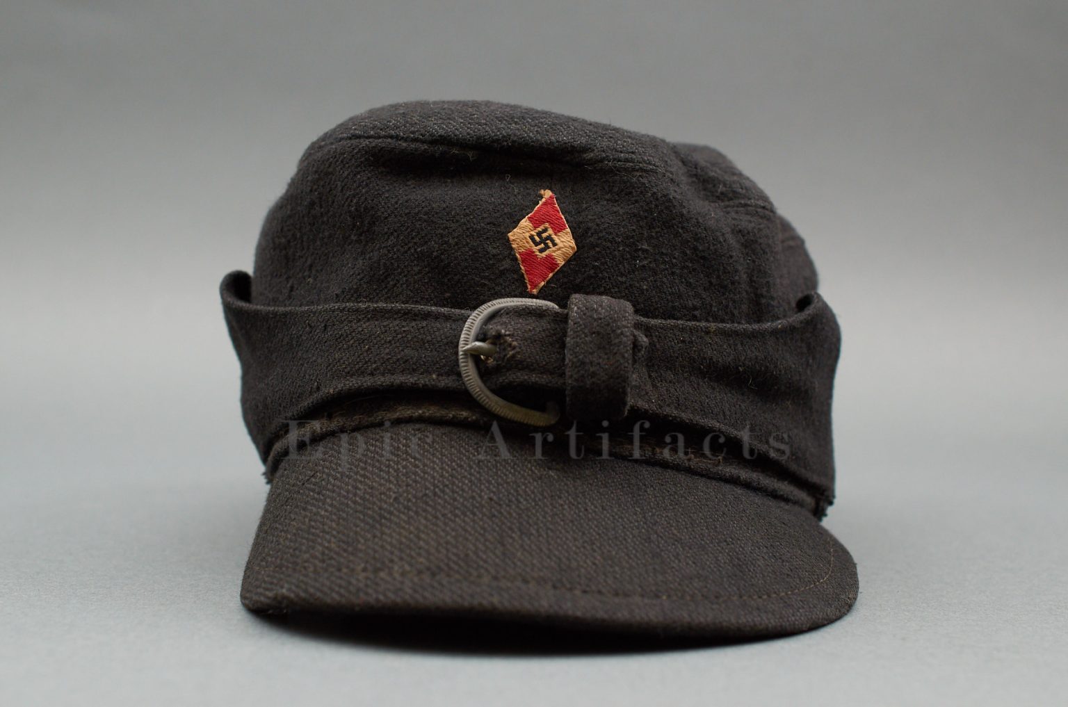 Original WWII German Hitler Youth Winter Cap - Epic Artifacts