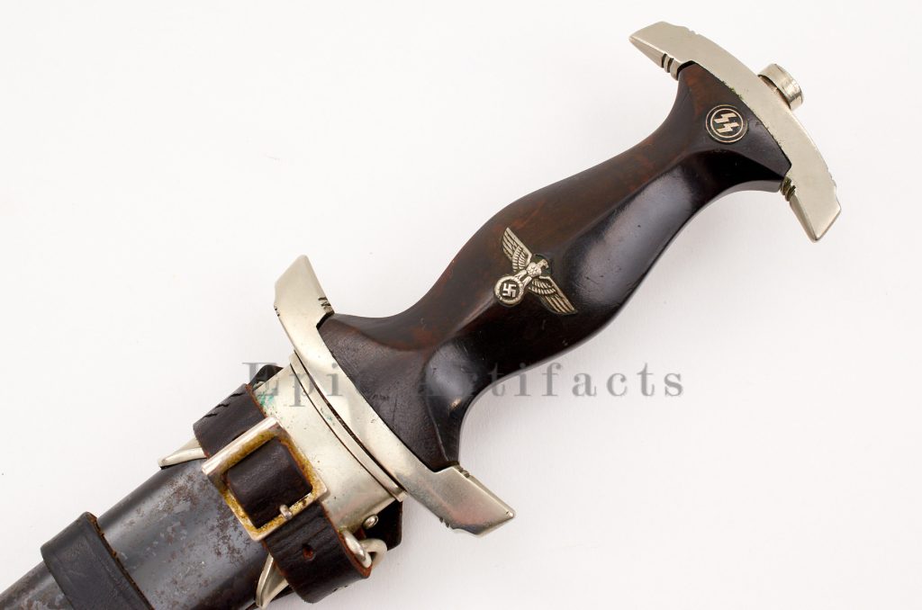 Original WWII German EP&S SS Dagger with Vertical Hanger