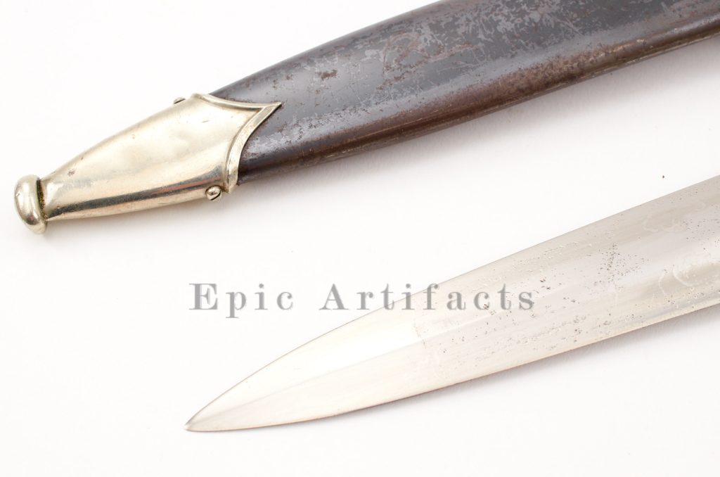 Original WWII German EP&S SS Dagger with Vertical Hanger