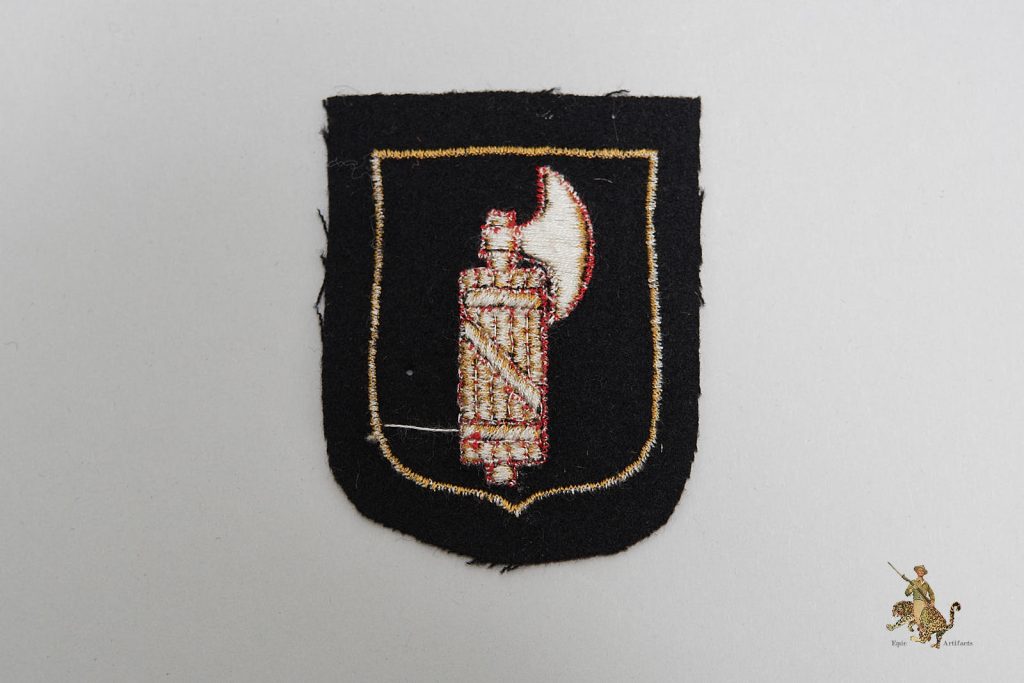SS Italian Volunteer Sleeve Shield - Epic Artifacts - German WWII
