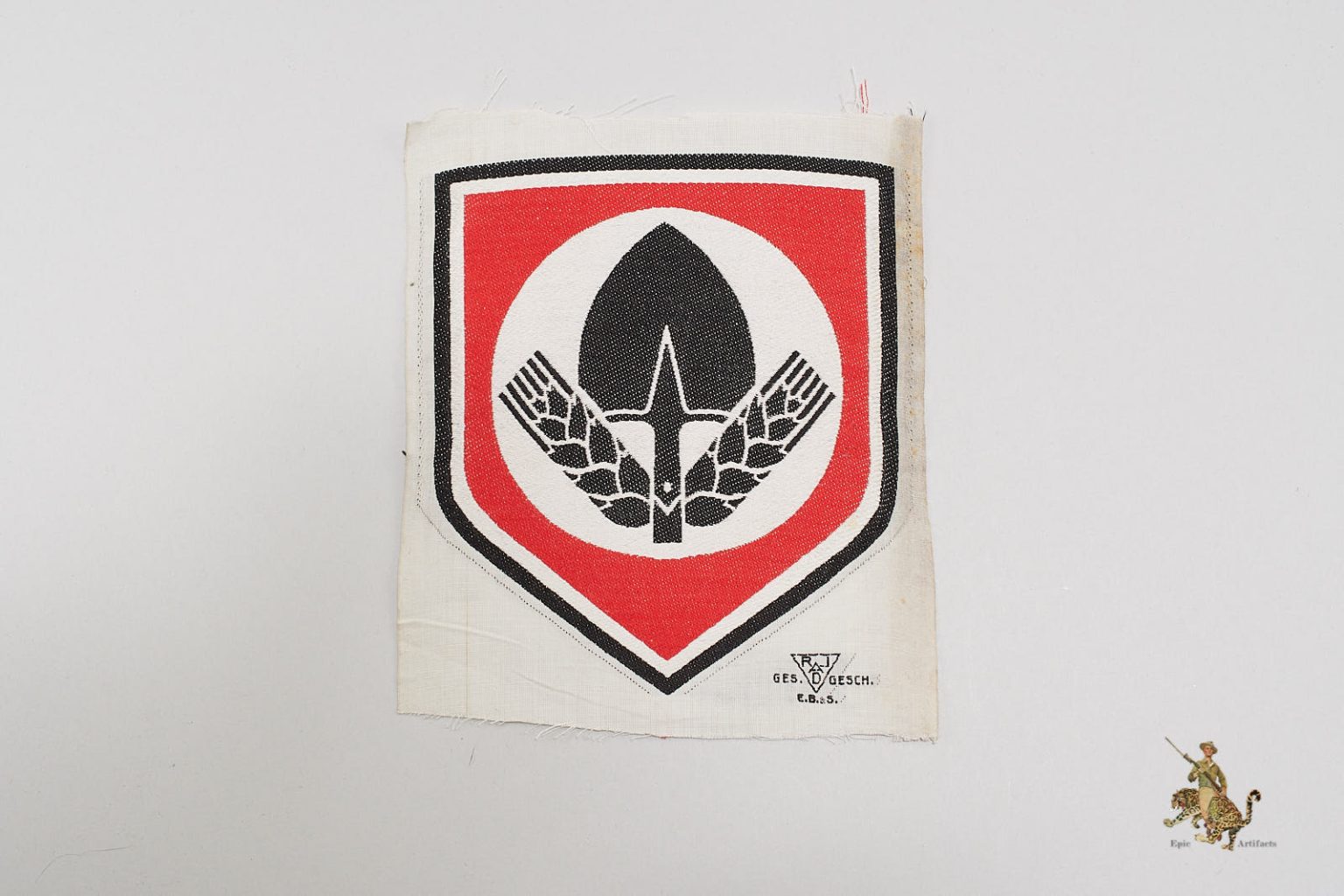 RAD Sport Shirt Emblem - Epic Artifacts - German WW2