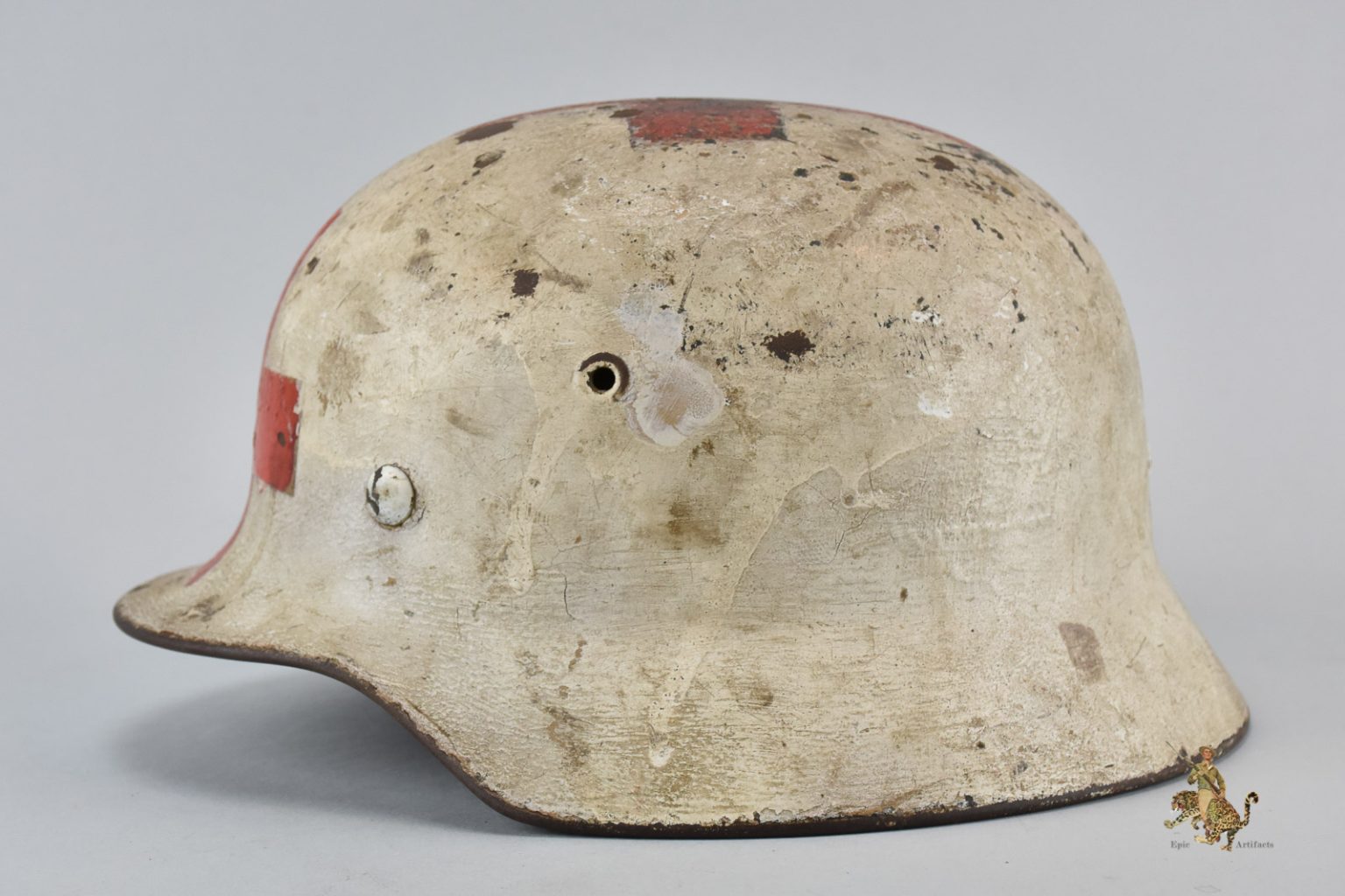 M40 German Medic Helmet - Epic Artifacts - German WW2