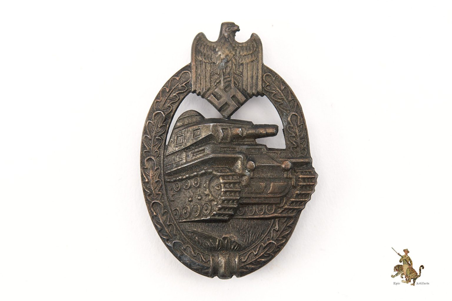 Panzer Assault Badge in Bronze - R.K. - Epic Artifacts