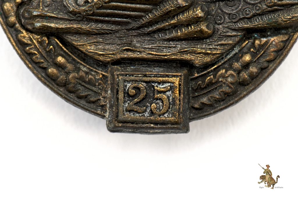 25 Engagement Panzer Assault Badge in Bronze - Epic Artifacts