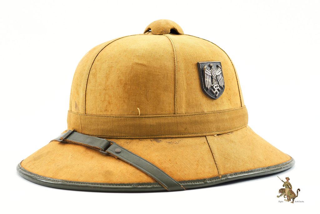 1st Pattern Heer Pith Helmet - Epic Artifacts - German WW2