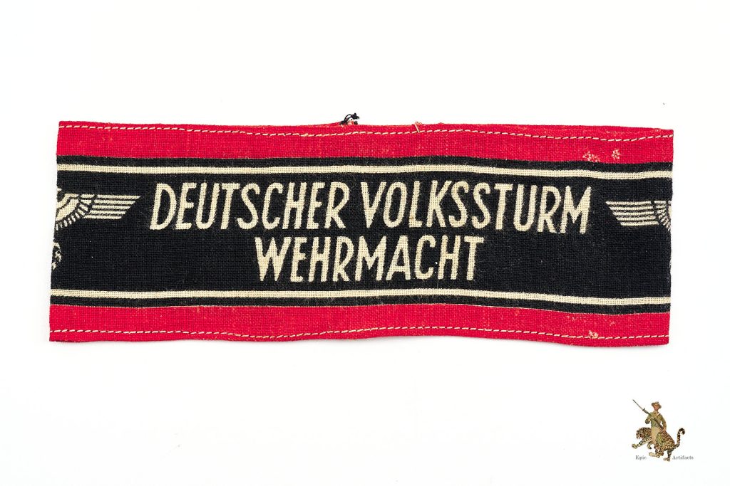 WWII German Volkssturm Armband - Epic Artifacts