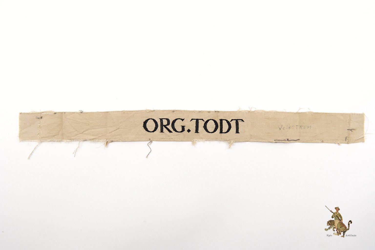 ORG. TODT Cuff Title - Epic Artifacts