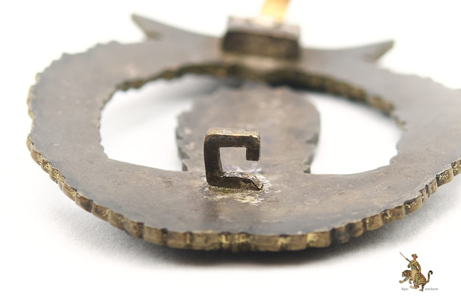 Kriegsmarine Tombak Minesweeper Badge - Schickle - Epic Artifacts