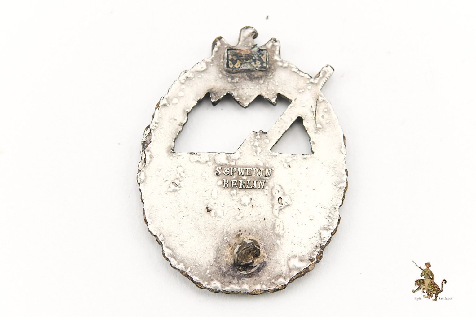 Kriegsmarine Coastal Artillery Badge - Schwerin - Epic Artifacts