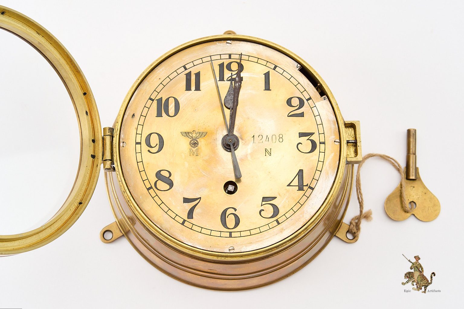 WW2 Kriegsmarine U-Boat Clock - Epic Artifacts