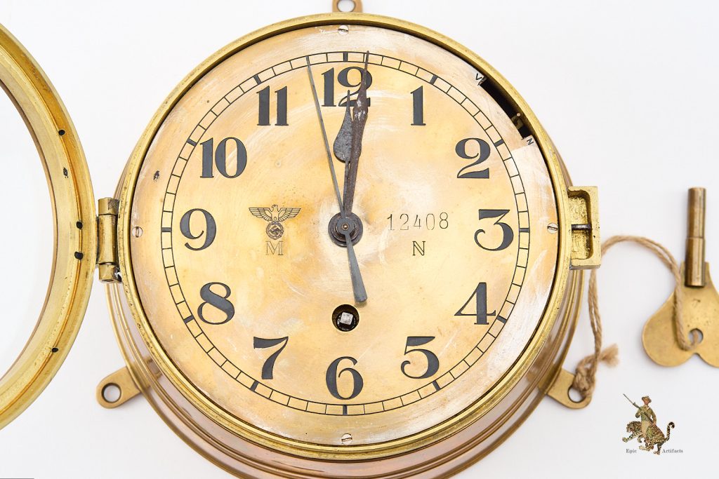 WW2 Kriegsmarine U-Boat Clock - Epic Artifacts