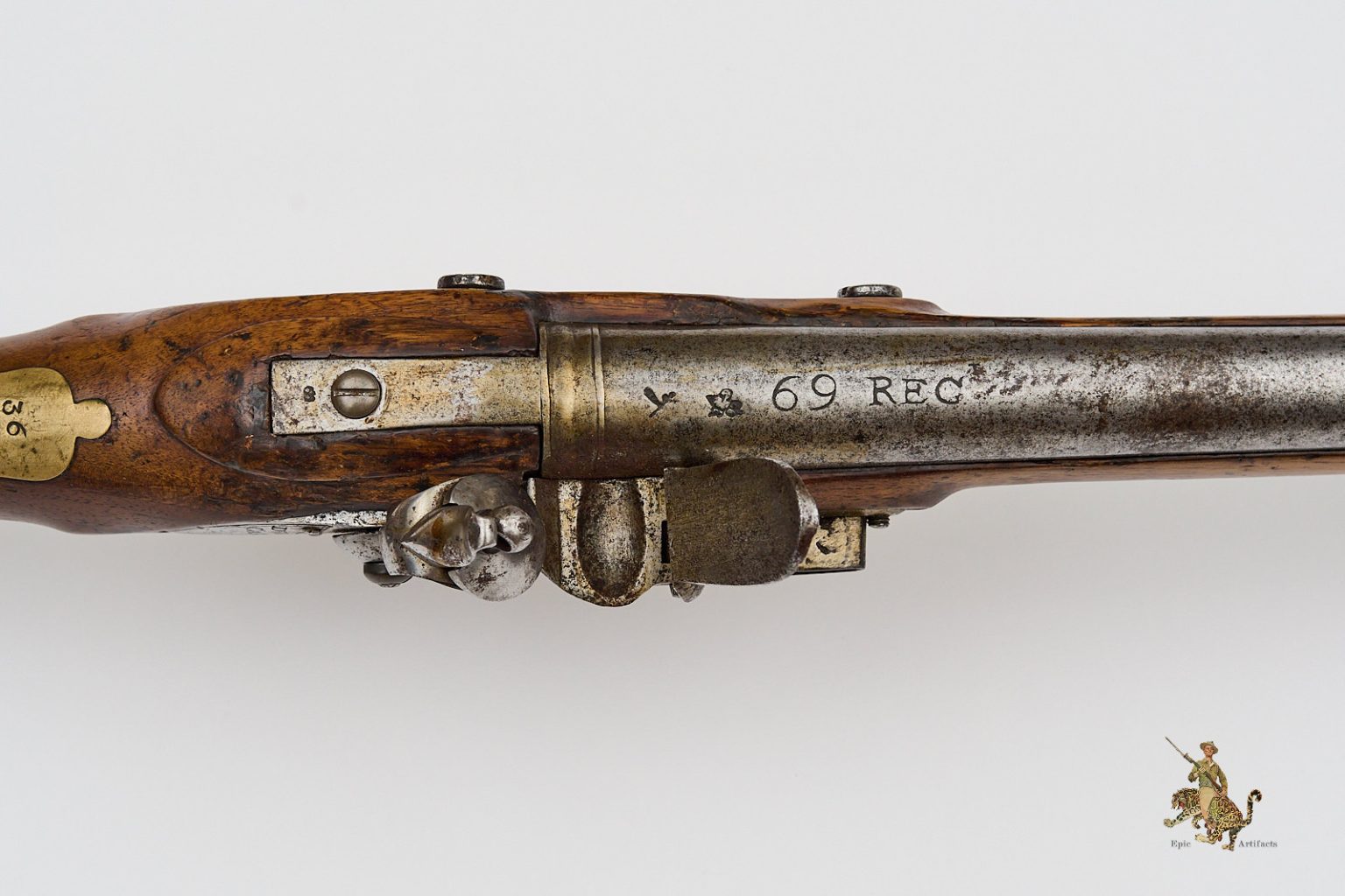 U.S. Revolutionary War British Brown Bess Flintlock Musket