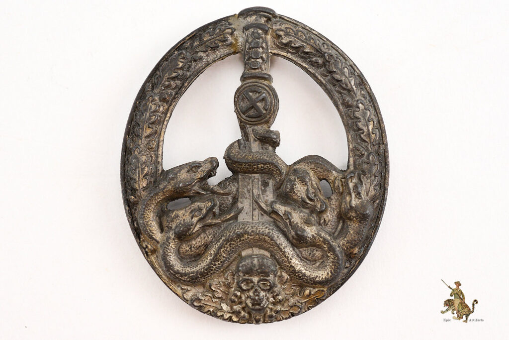 Silver Anti-Partisan Badge - C.E. Juncker - Type 3 - Epic Artifacts