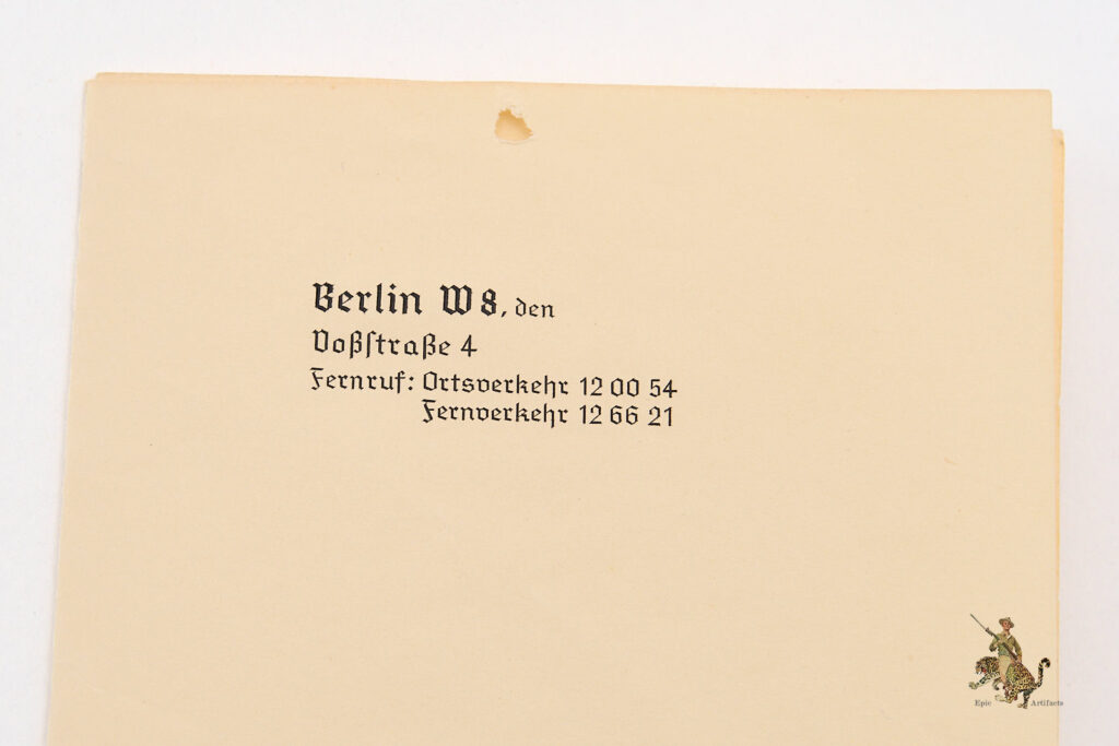 Rare Original Adolf Hitler's Personal Stationery & Envelope - Epic ...
