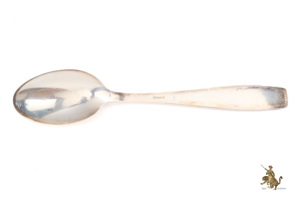 Adolf Hitler Formal Pattern Luncheon Spoon Silverware - Epic Artifacts