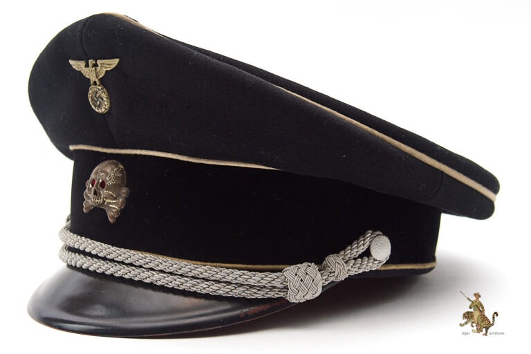 Allgemeine SS Officer Visor Cap - Epic Artifacts - German WW2