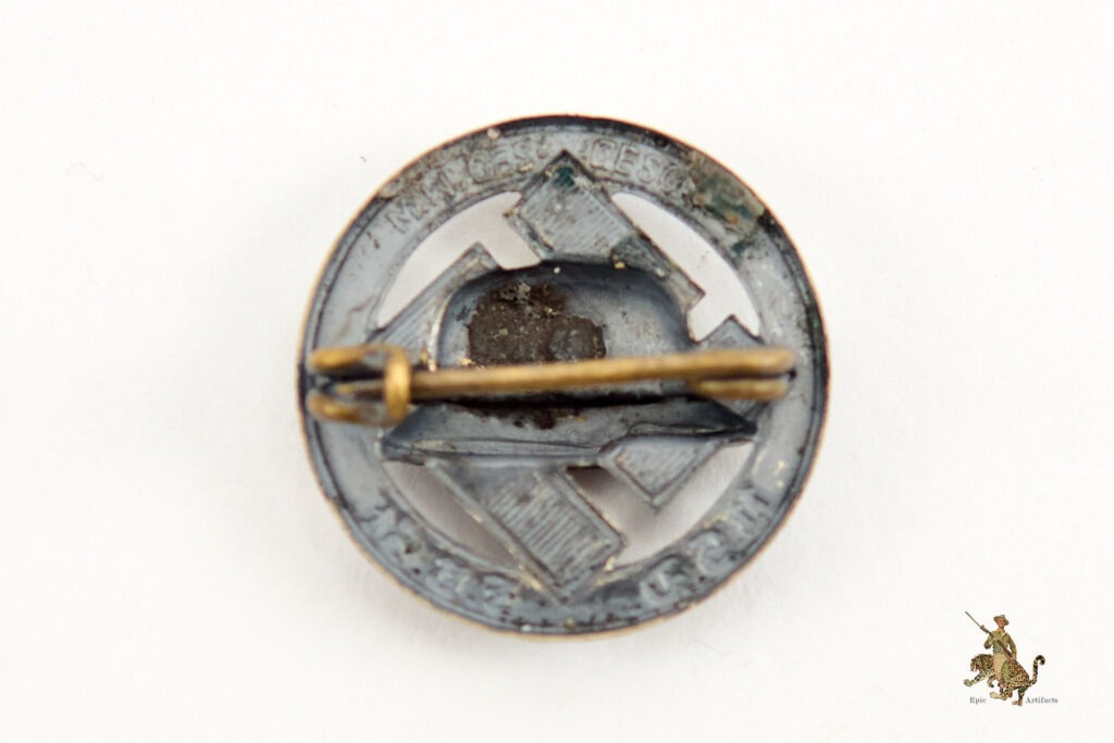 NSD FBSt Stahlhelm Membership Pin