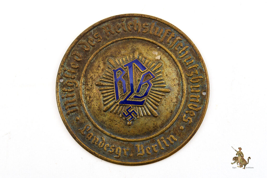 RLB Door ID Plaque – Berlin - Epic Artifacts WWII