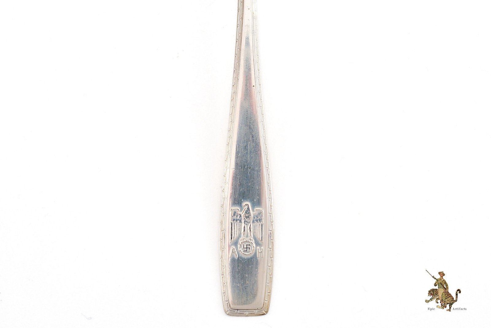 Adolf Hitler Formal Pattern Dinner Spoon Silverware - Epic Artifacts