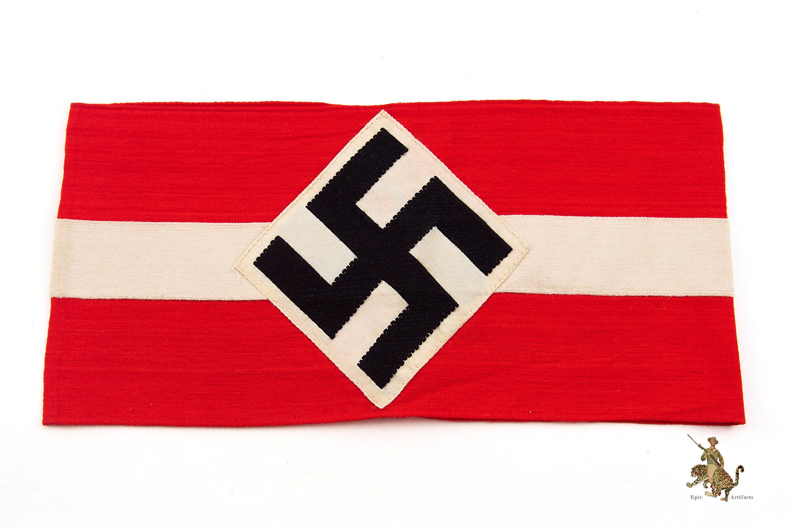 Hitler Youth HJ Armband - BeVo - RZM Tag - Epic Artifacts