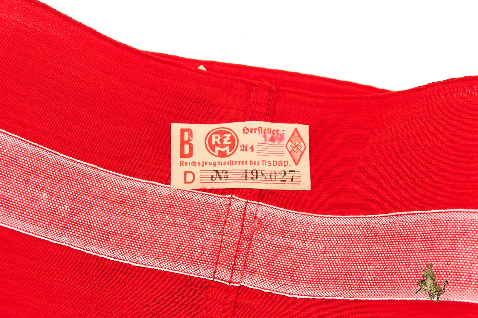 Hitler Youth HJ Armband - BeVo - RZM Tag - Epic Artifacts